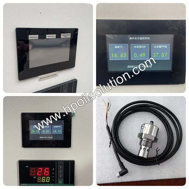 Inline Oil Water Sensor, Transformer Oil Moisture Analyzer