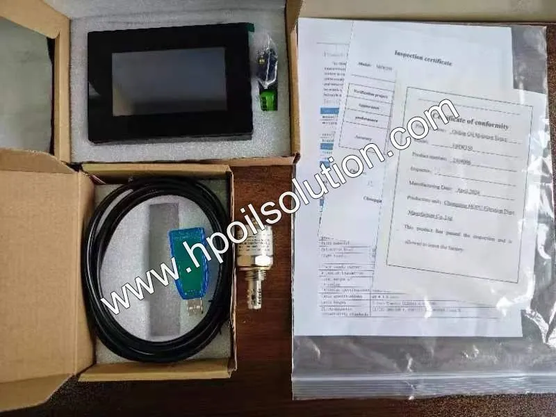 Inline Oil Water Sensor, Transformer Oil Moisture Analyzer
