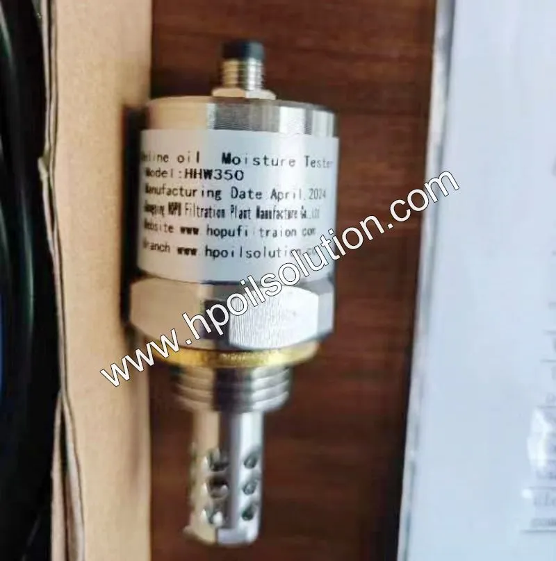 Inline Oil Water Sensor, Transformer Oil Moisture Analyzer