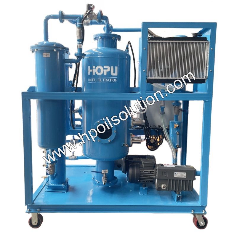 Vacuum Hydraulic Oil Filtration System,Lube Oil Cleaning Machine