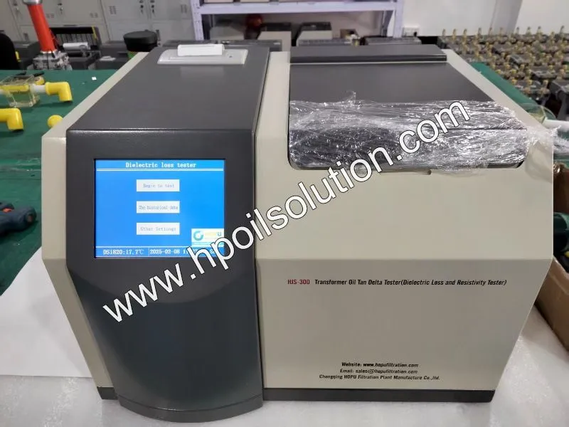 Transformer oil dielectric loss and Tan delta Analyzer