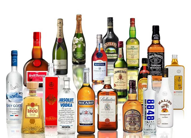 Custom Engraved Empty Spirits Bottles