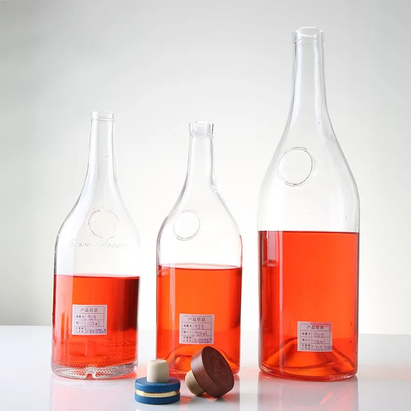 32 oz crystal juice bottle glass bottled water with lids