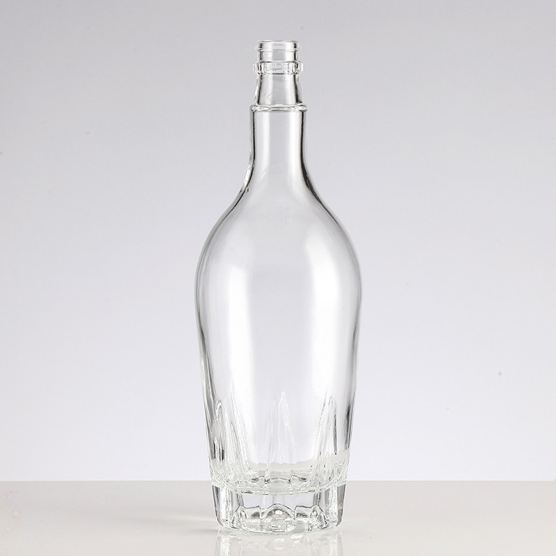 1 liter water alcohol personalized liquor glass bottle