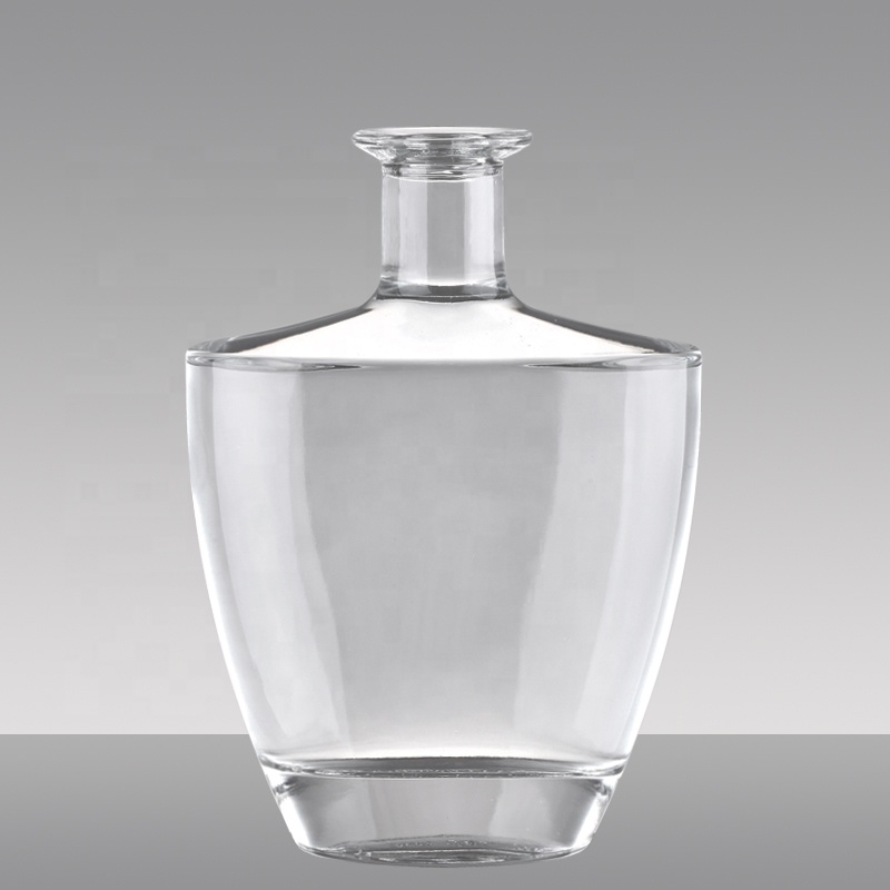 Custom Fancy Alcohol Glass Bottles With Stoppers for Spirits and Wine