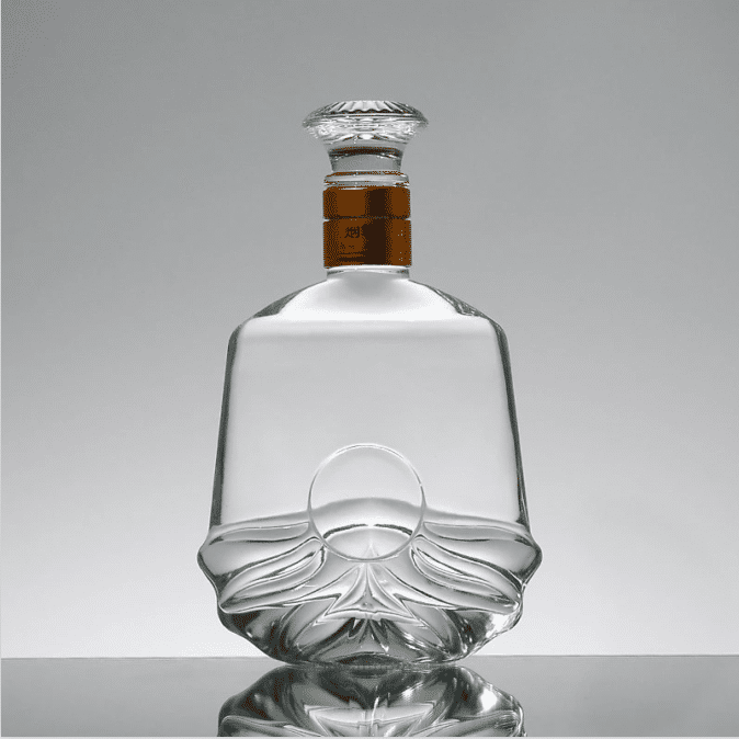 Custom best Wide Mouth shapes Vodka Bottles - for Liquor Beverages
