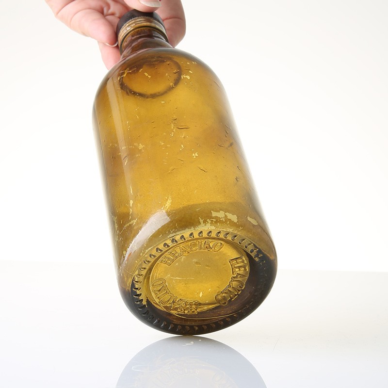 custom empty alcohol glass beer bottles with lids