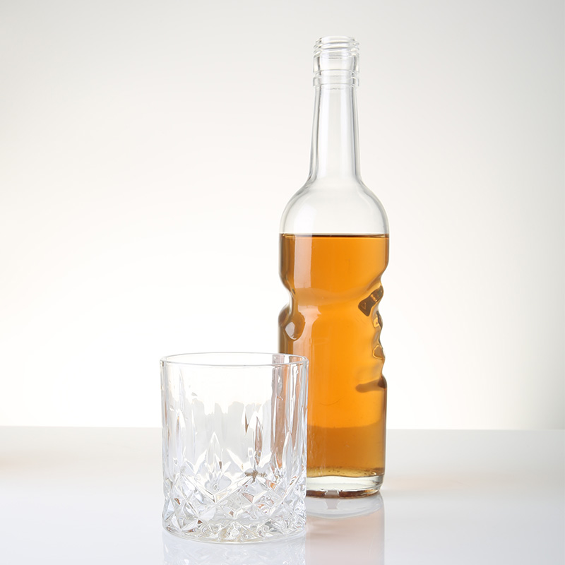 Unique Unusual Liquor Spirit Glass Bottles For Sale