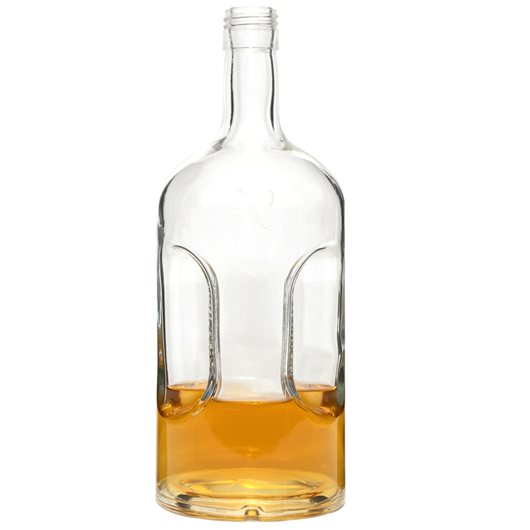 Round Long Neck 1.75L Pinch Grip Bottle