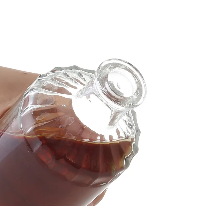 Custom Mountain Bottom Engraved Liquor Glass Bottles