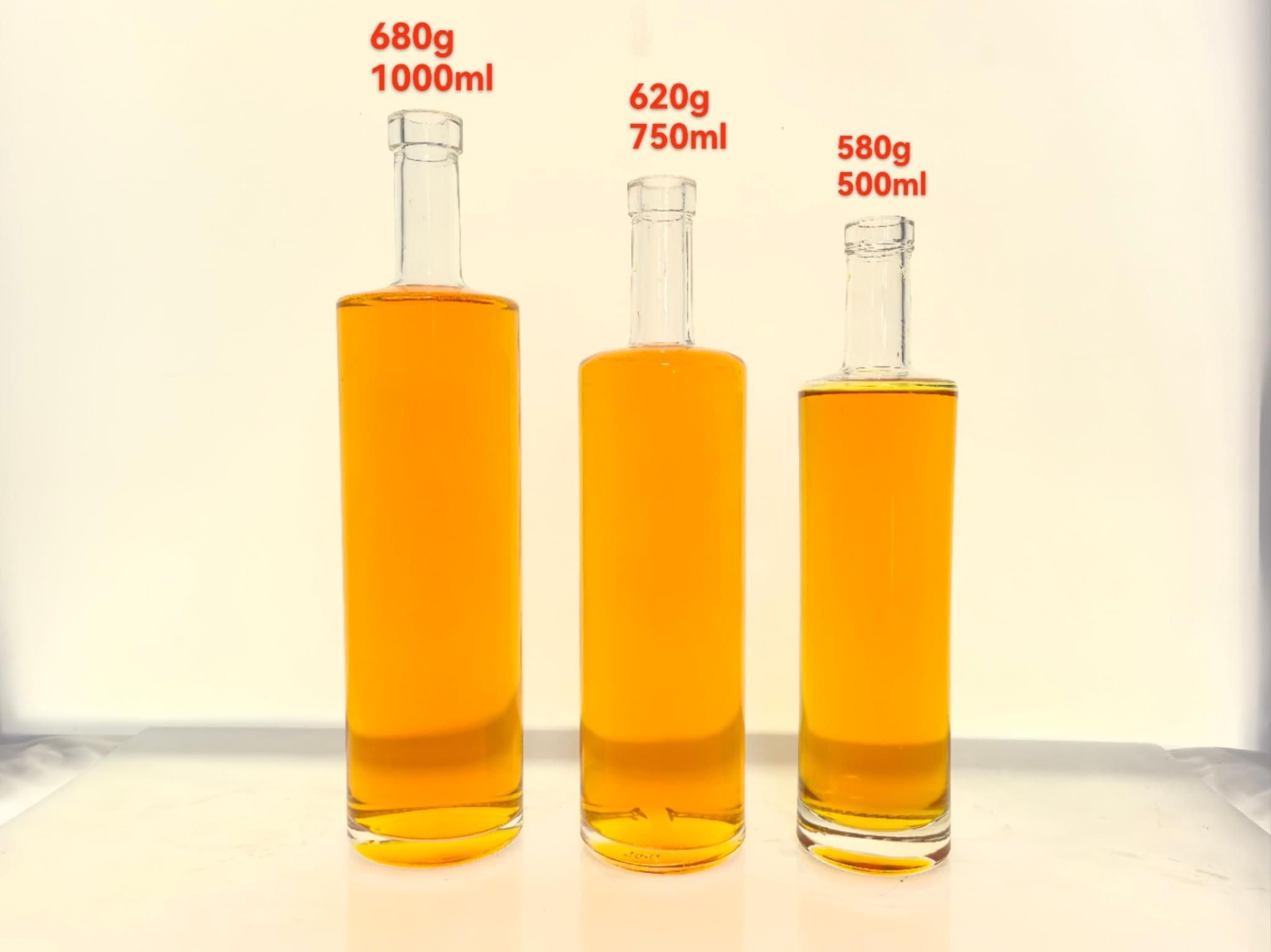 Clear 330ml 500ml 750ml Ice Bottle