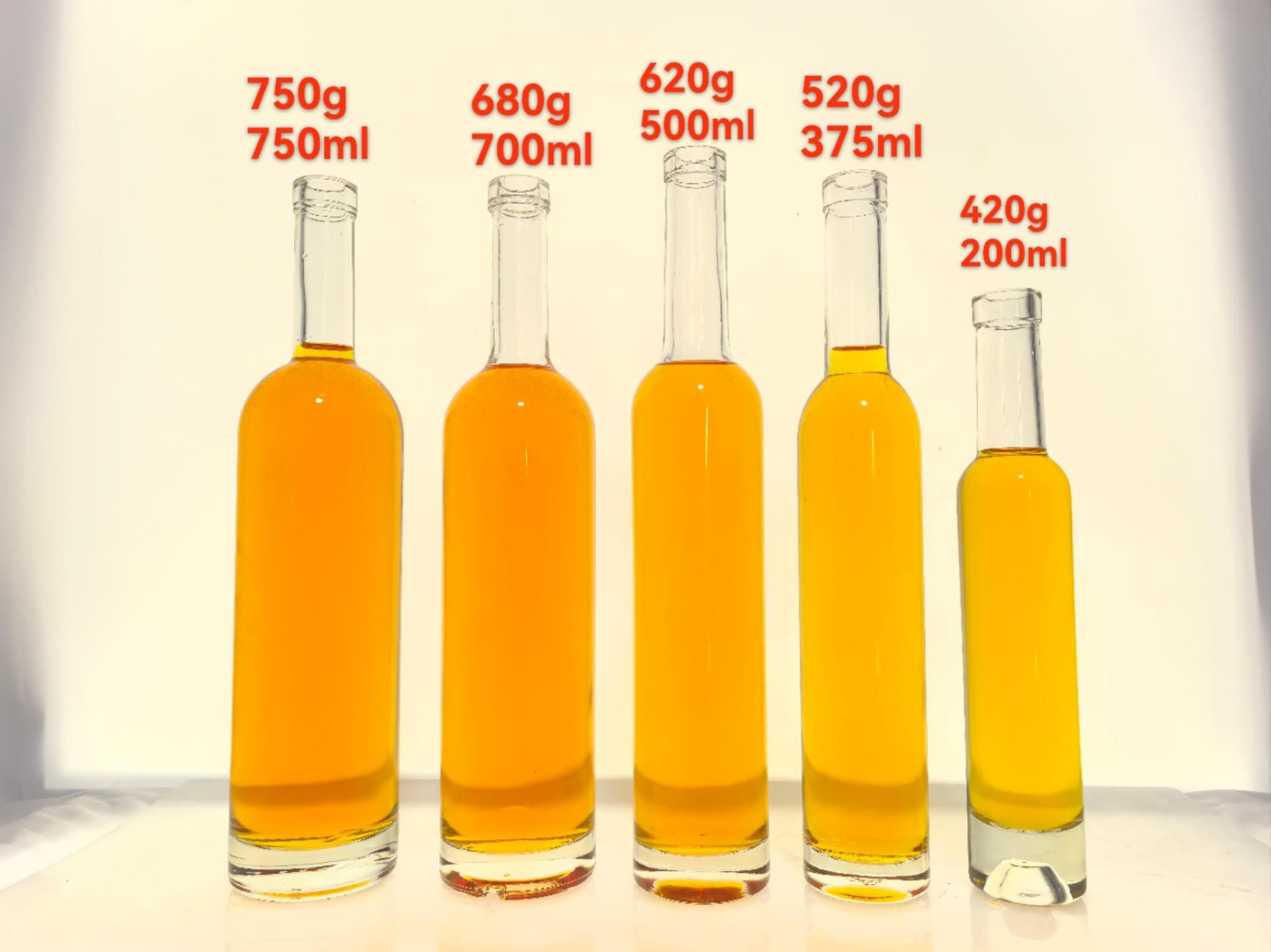 Clear 330ml 500ml 750ml Ice Bottle