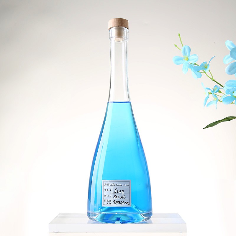 500ml Long Neck Glass Bottle With Stopper Manufacturers