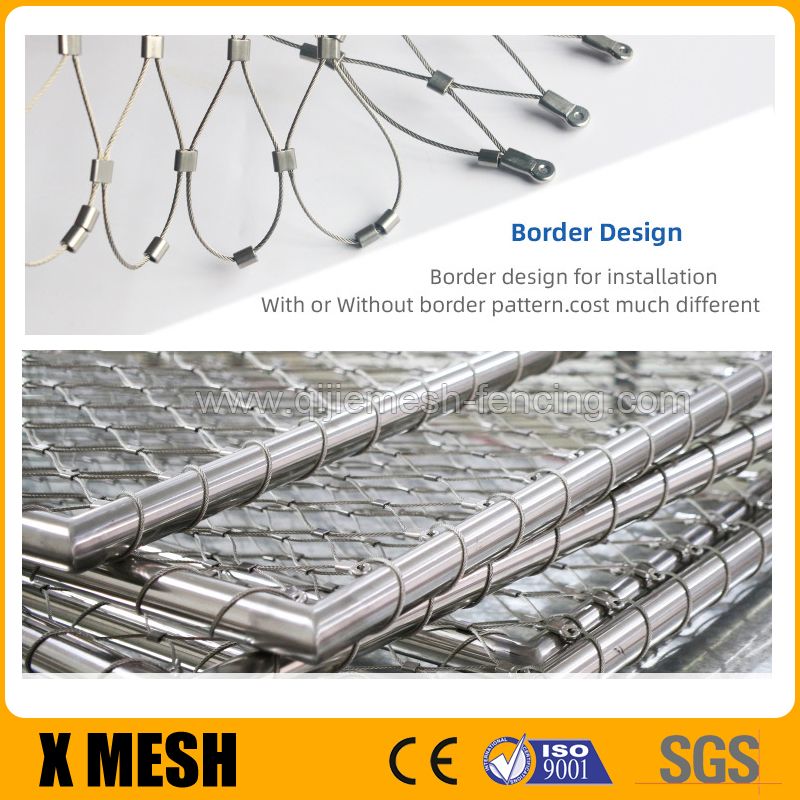 X Tend cable slope wire mesh net webnet