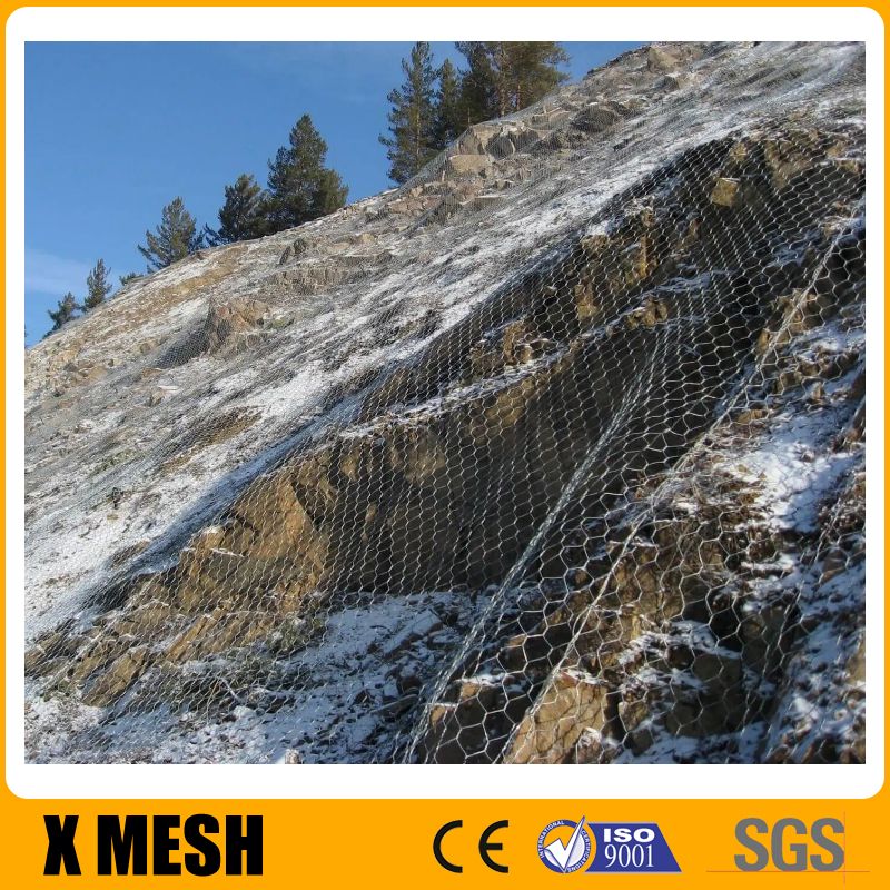 Rockfall Barriers, steel wire rope nets