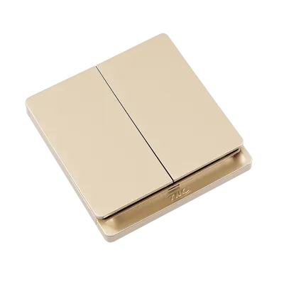 Q6 Series Gold Frameless Wall Switch
