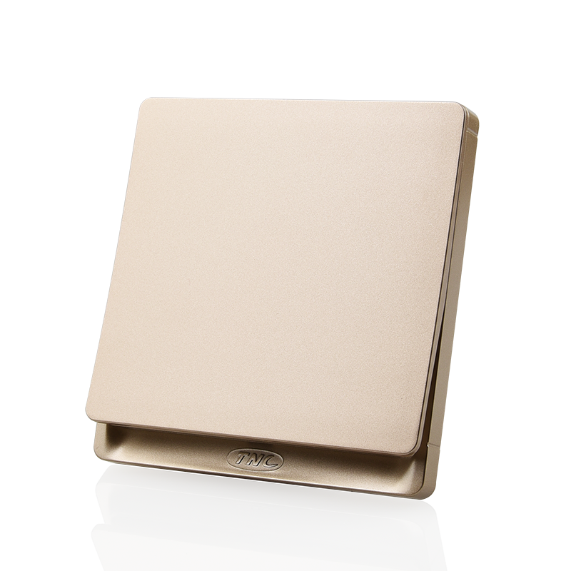 Q6 Series Gold Frameless Wall Switch