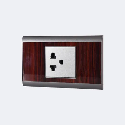 V12 Series Wooden Glass Switch and Socket