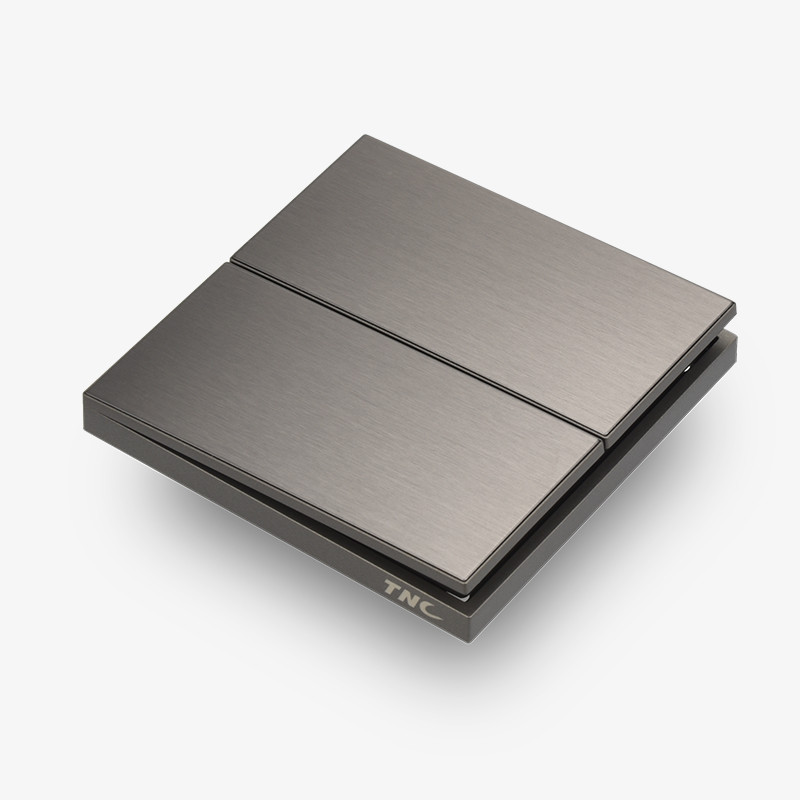 Mate9 Grey Gun Metal Brushed Panel Switch