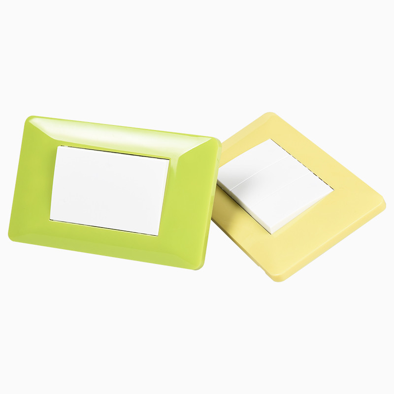 V12 Series Yellow Green Border Switch&Socket
