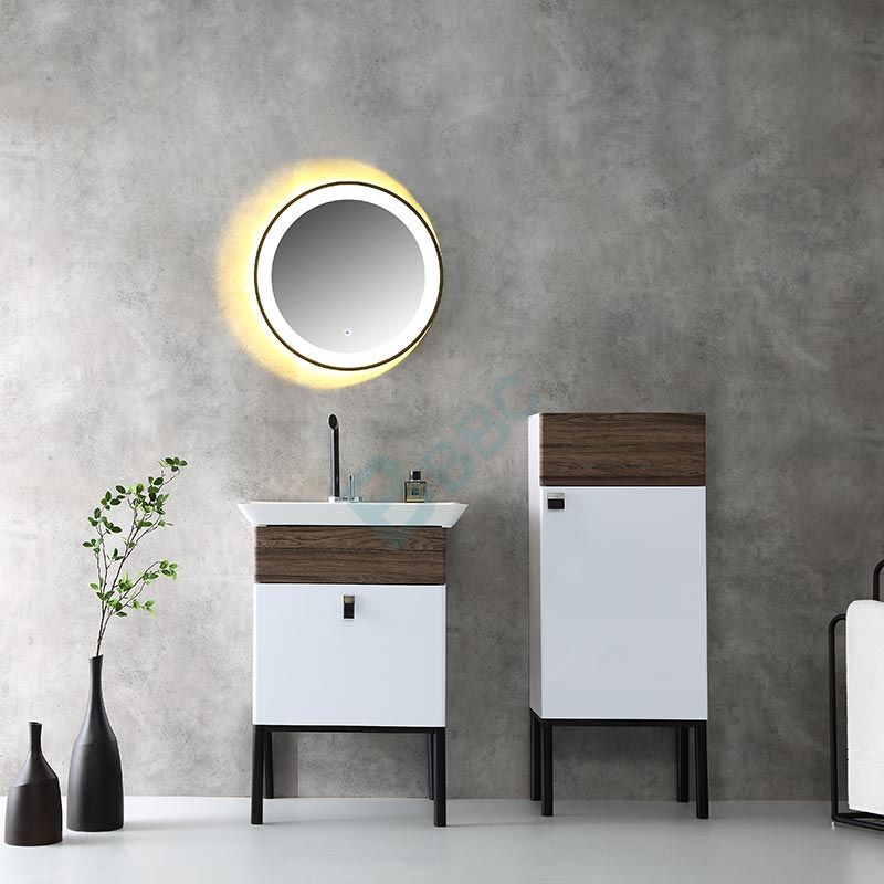 free-standing vanities with different size