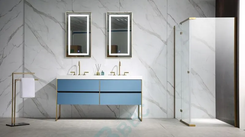 Stainless Steel Frame Of Free-Standing Bathroom Vanities