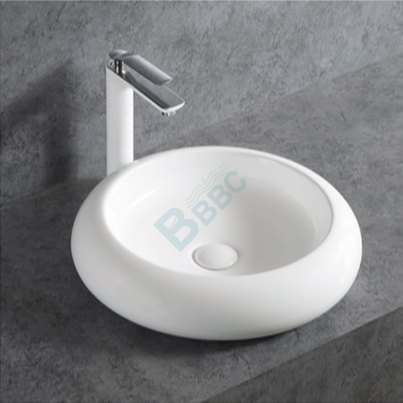 a series of round shape ceramic basin