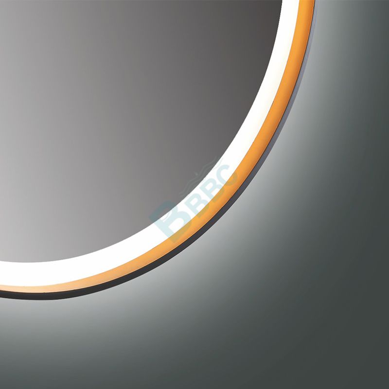 Round Aluminum Frame Led Mirror