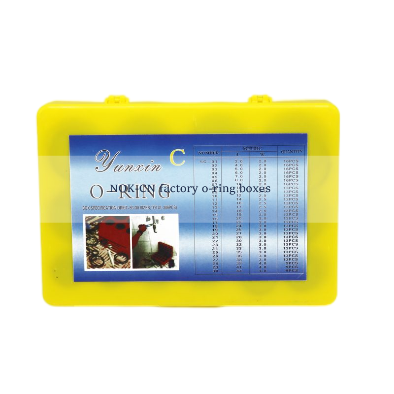 O-ring Box 386Pcs (Kit) Metric Standard Series Hardness 30 size