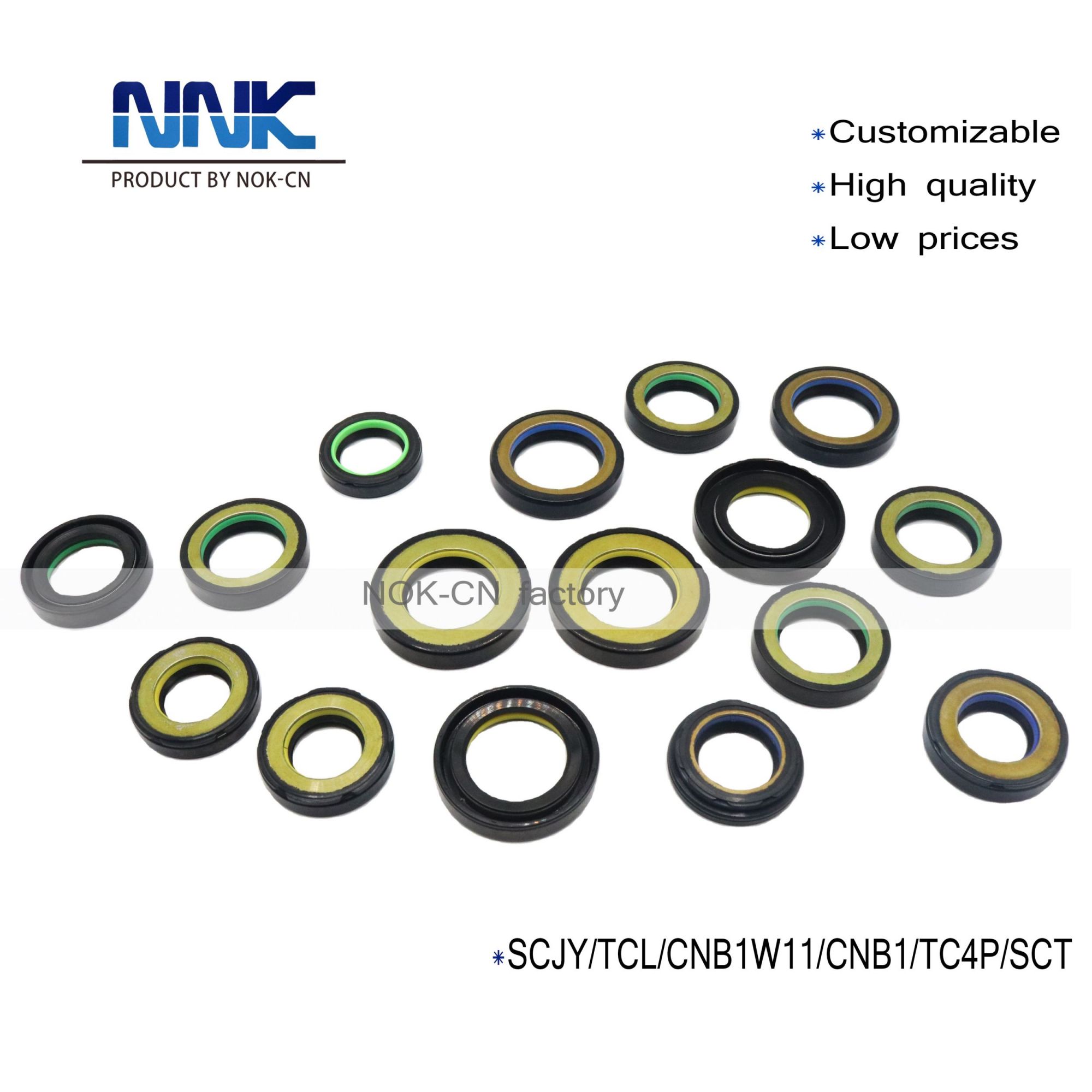 Power steering rack seals high pressure oil seal and pinion seal