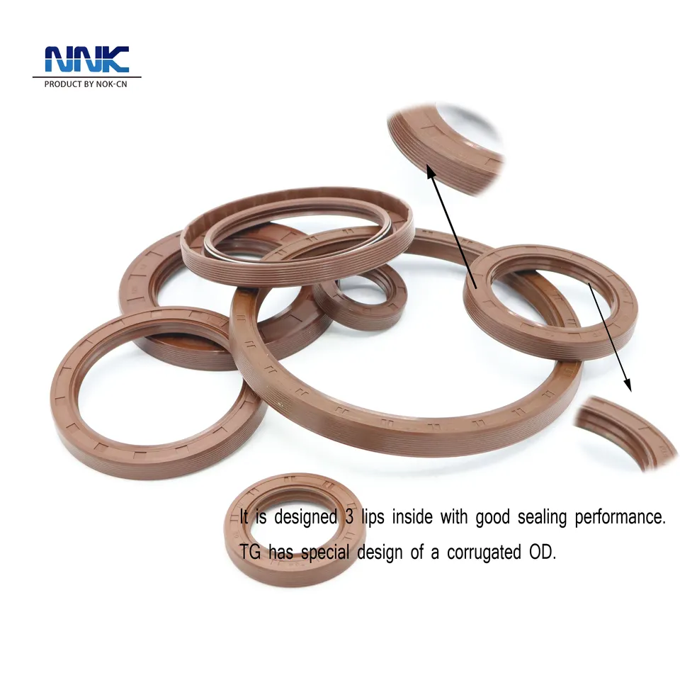 Double Lip Seal 62*90*10 Ring Rotary Shaft Seal High Temperature