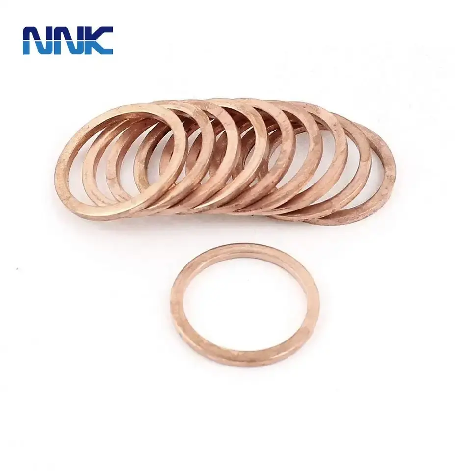 Copper Washer Washer Sump Plug Oil Seal Washer Hardware Fastener Ring