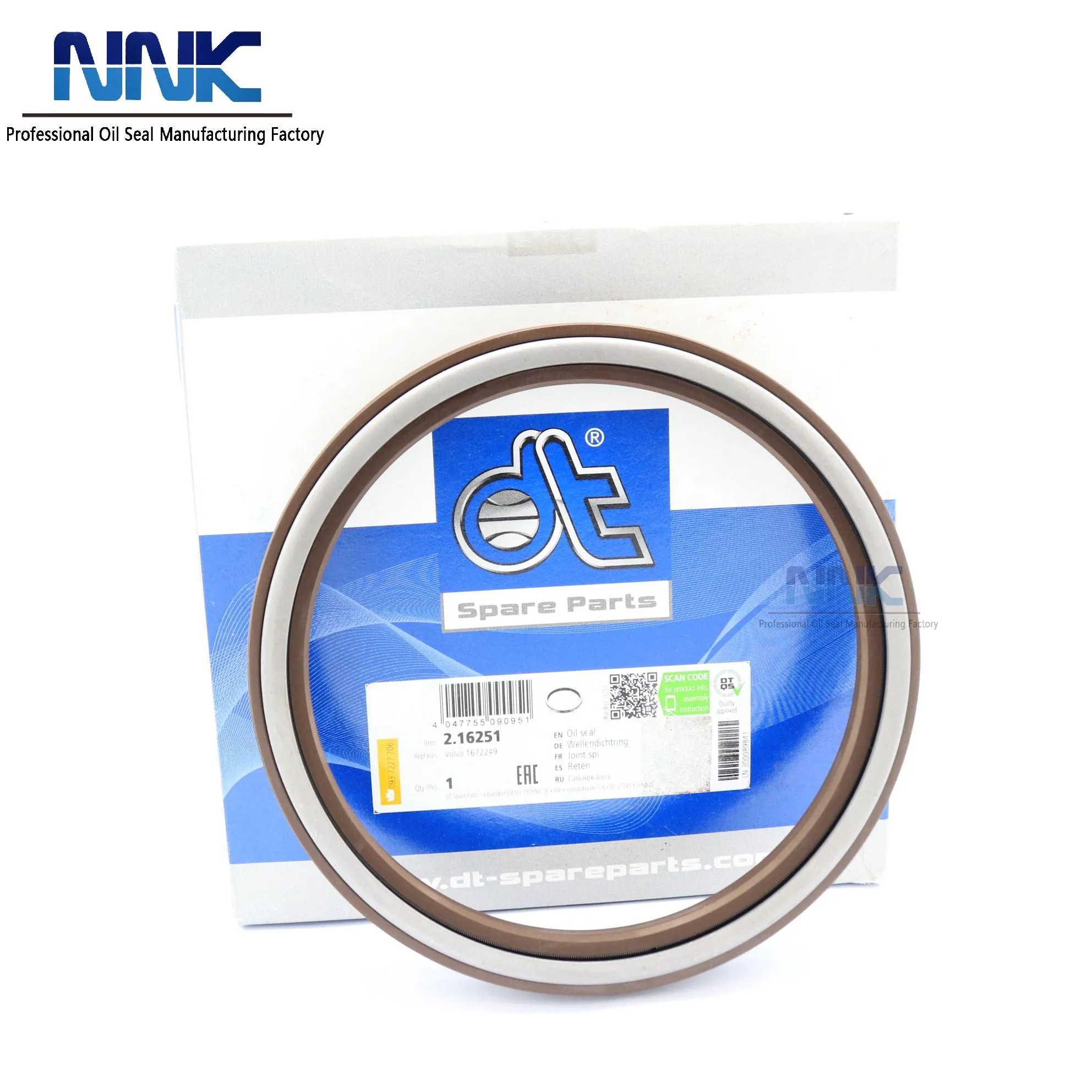 Wheel Hub Oil Seal DT 2.16251 Shaft Seal 140*164*15.5/18 For Volvo