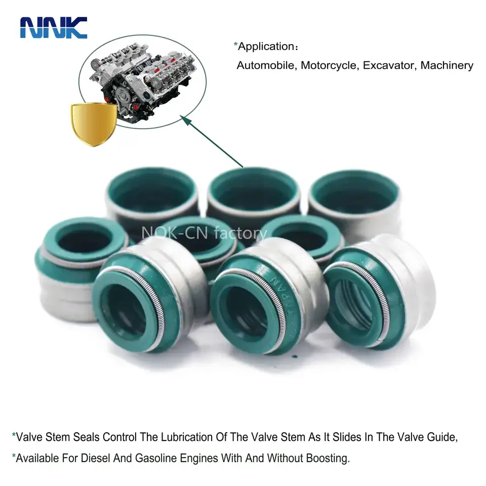 Automotive Engine Stem Valve Seal Motorcycle Valve Stem Seal FKM FPM