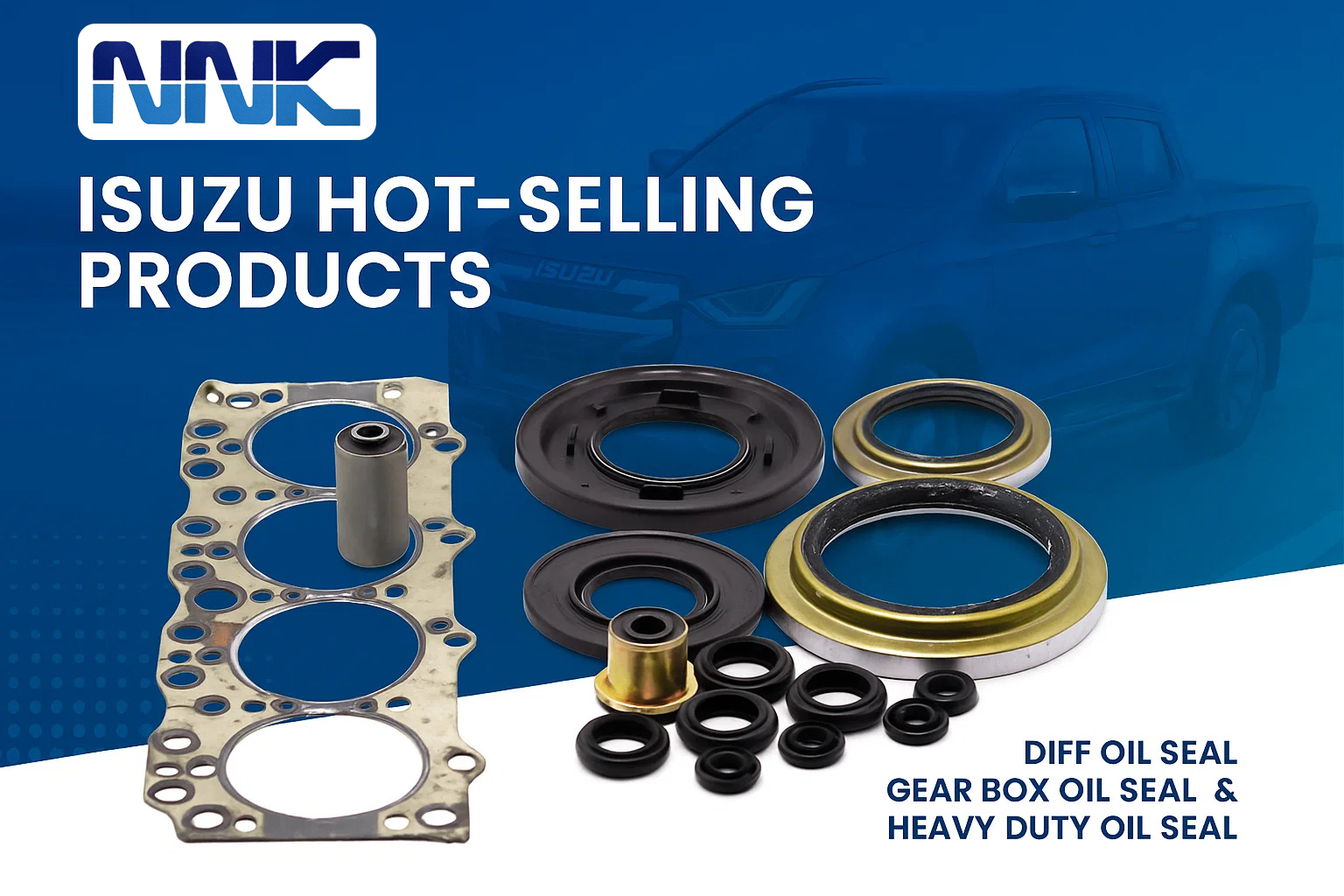 NNK High-quality Oil Seals Provide Long-lasting Sealing Force For ISUZU ...