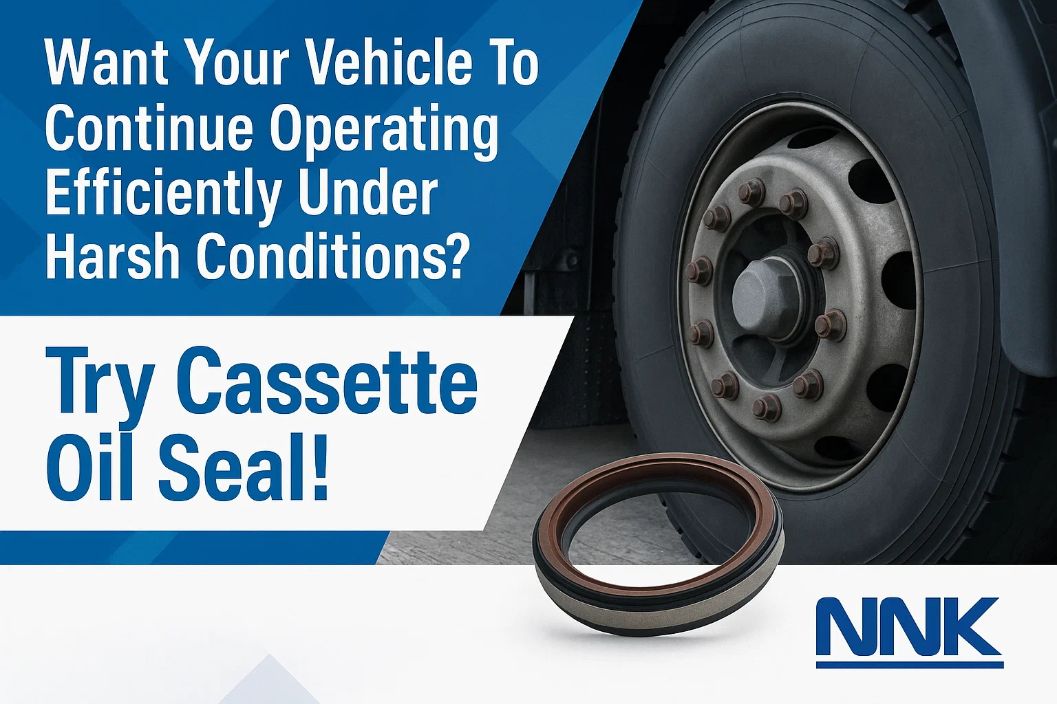 Heavy load oil leaks? Is Cassette Seal your last line of defense?