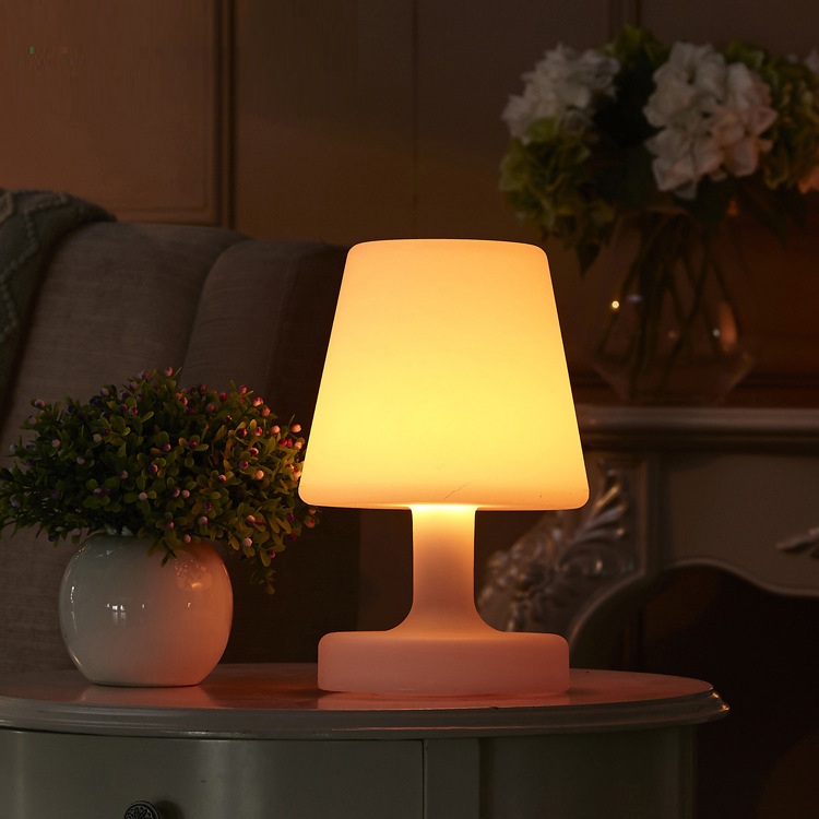 Bar Led Battery Powered Cordless Restaurant Rechargeable Table Lamp