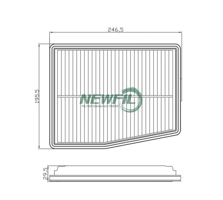 Hyundai Sonata 2.0L air filter 28113-L5100