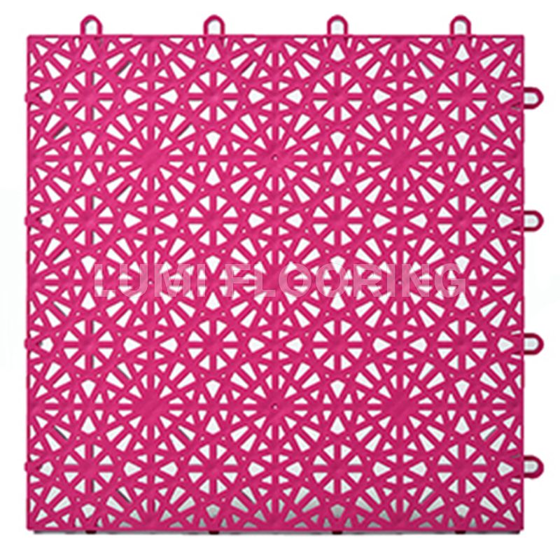 Matte Plastic PP Interlocking Modular Tiles