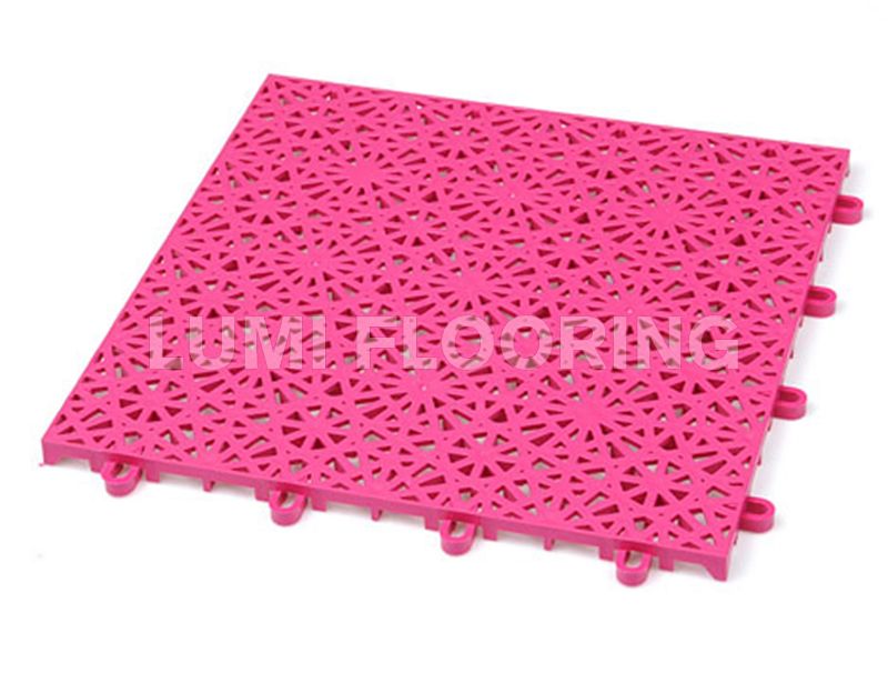 Matte Plastic PP Interlocking Modular Tiles