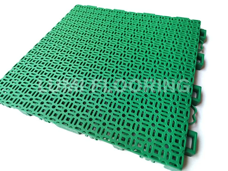 Sport Court Flooring Polypropylene Outdoor Interlocking Tiles