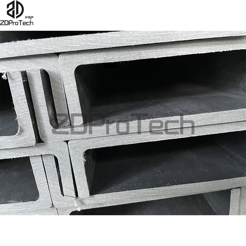 FRP Pultrusion Profiles, Fiberglass C Beam, FRP C Channel