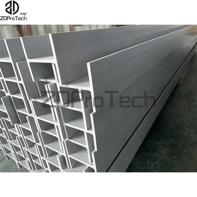 Fiberglass I beam, FRP Composite Profiles, FRP I Profiles