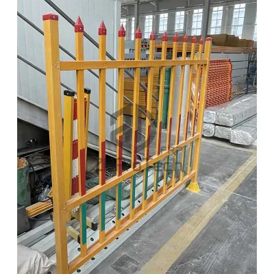 Fiberglass Highway Guardrail, FRP Safety Fence, GRP Fence