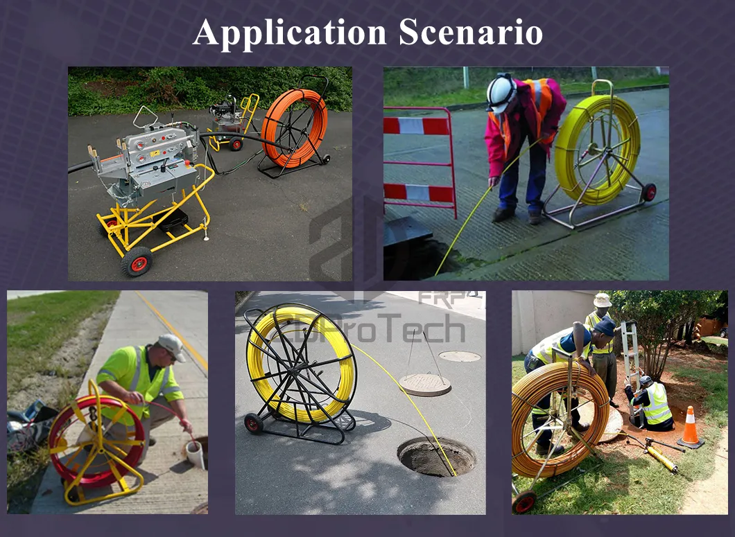 Fiberglass Duct Rodder, Duct Rodder Puller, Snake Rod