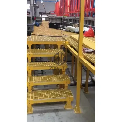 FRP grating, FRP stairs, Fiberglass stairs