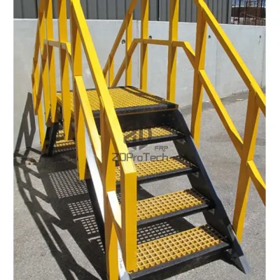 FRP grating, FRP stairs, Fiberglass stairs