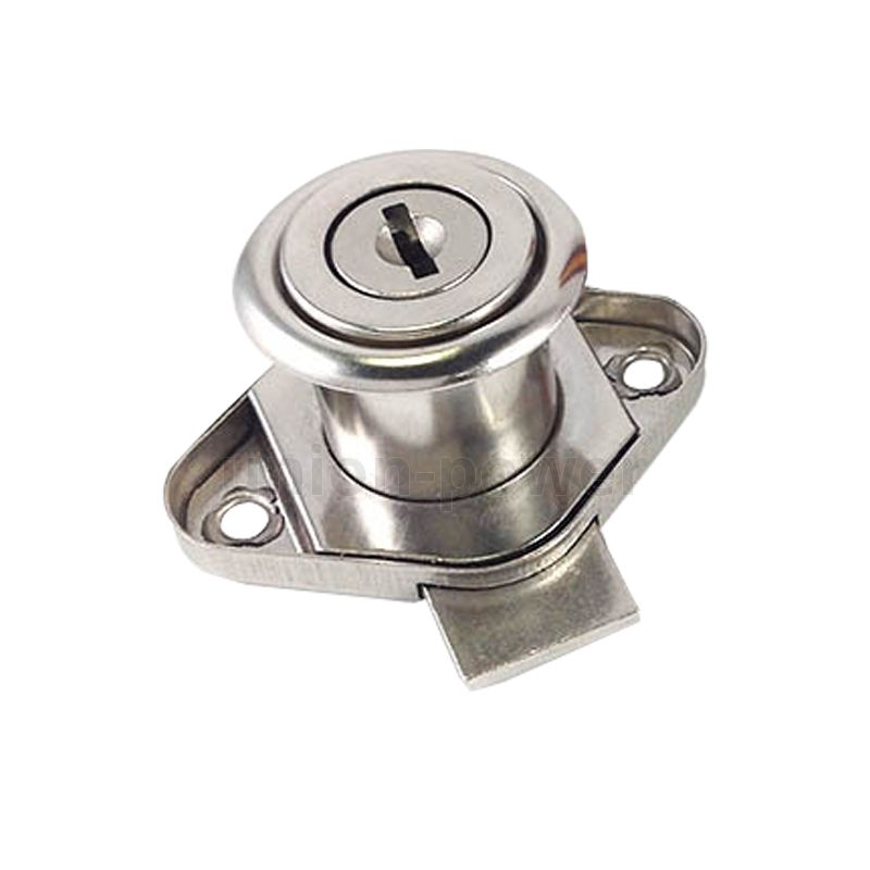 Security Chrome Plated Furniture Drawer Push Lock HZS-106C