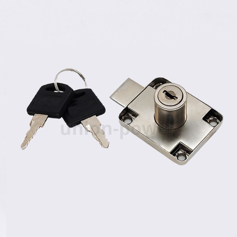 Nickel Plated Office Desk Drawer Lock HZS139-22C