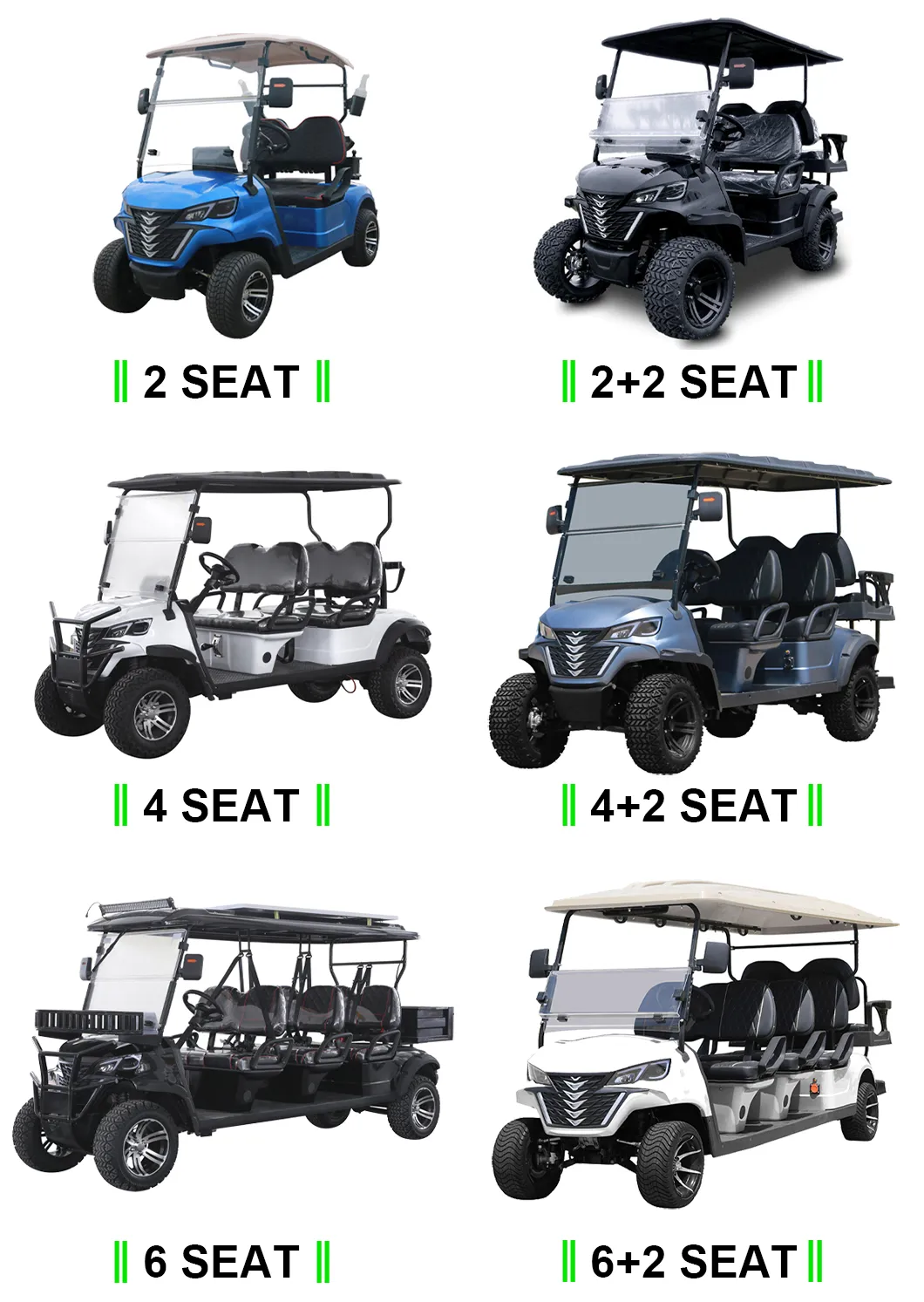 4 seater golf cart,four seater golf cart
